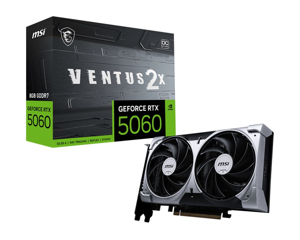MSI GeForce RTX 5060 8G VENTUS 2X OC – Boutique en ligne officielle de ...